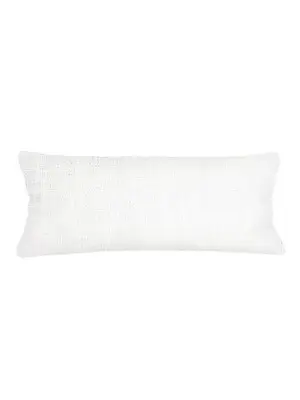 Anaya So Soft Linen Pillow With Down Insert Bright White