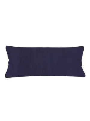 Anaya So Soft Linen Pillow With Down Insert Luxe Blue