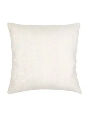 Anaya So Soft Linen Pillow With Down Insert - Natural White