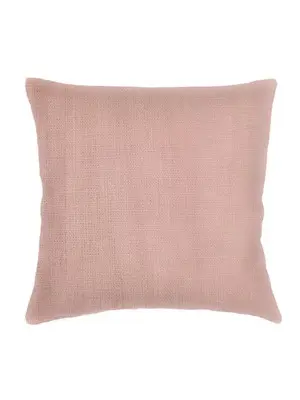 Anaya So Soft Linen Pillow With Down Insert Rose Pink