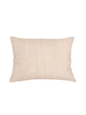 Anaya So Soft Linen Pillow With Down Insert - Sandy Beige