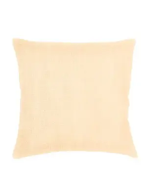Anaya So Soft Linen Pillow With Down Insert Yellow