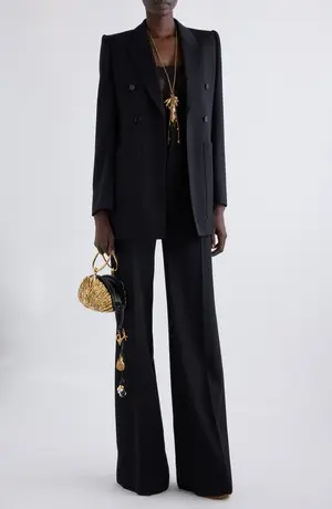 Chloé Double-breasted Virgin Wool Blazer