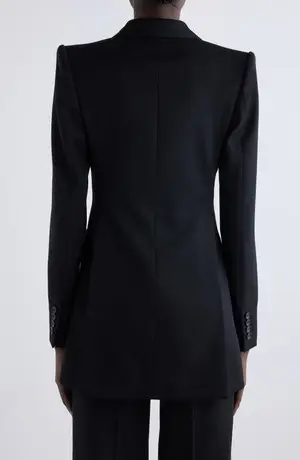 Chloé Double-breasted Virgin Wool Blazer