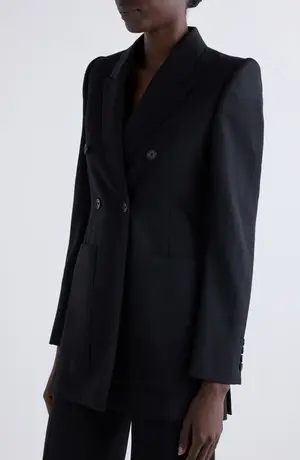 Chloé Double-breasted Virgin Wool Blazer