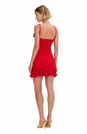 PatBO Papillon Jacquard Mini Dress