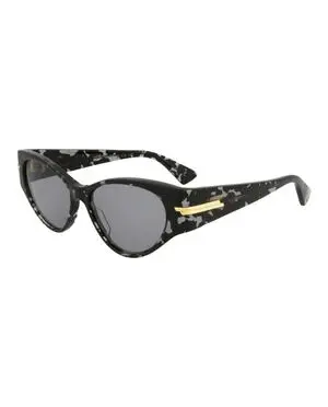Bottega Veneta Cat Eye Sunglasses - Havana/grey (bv1002s