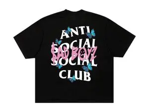 ANTI SOCIAL SOCIAL CLUB Sadboyz Sad And Tee Shirt - Black