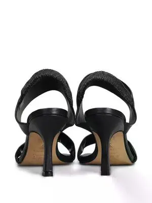 ANDREA CARRANO 90mm Leather Sandals