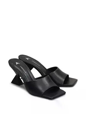 ANDREA CARRANO Leather Heeled Sandals