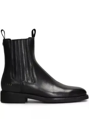 GOLDEN GOOSE Leather Chelsea Combat Boots