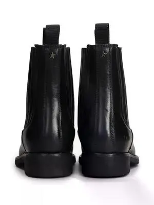 GOLDEN GOOSE Leather Chelsea Combat Boots