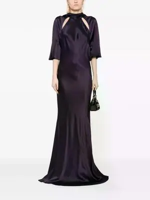 Michelle Mason Halterneck Gown