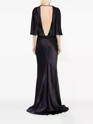 Michelle Mason Halterneck Gown