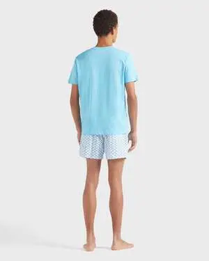 Vilebrequin Cotton Tshirt Contrasted Placed Gomy Logo Tee Shirt Portisol