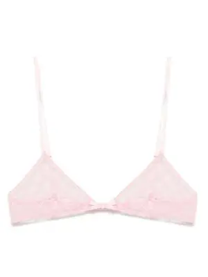 Gucci Gg Tulle Bra - Pink