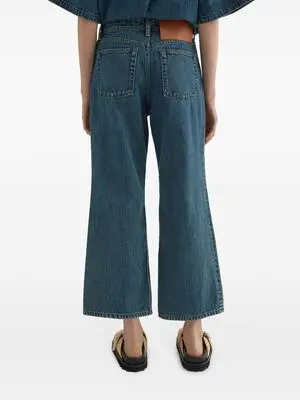 JIL SANDER Denim Wide Leg Jeans