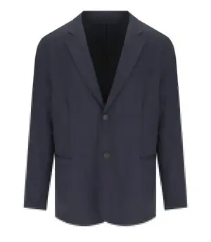 Emporio Armani Single Breasted Jacket Navy