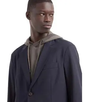 Emporio Armani Single-breasted Jacket - Blue