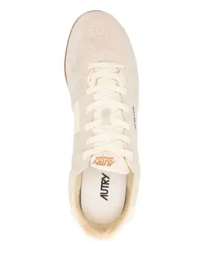 AUTRY Windspin Low Leather Sneakers - Beige