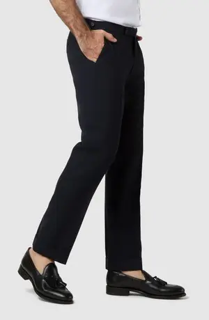 Sid Mashburn Flat-front Wool Dress Pants
