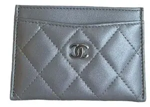 Chanel Classic Card Holder - Silver (ap0213)