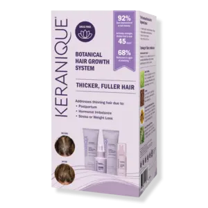 KERANIQUE Botanical Hair Growth System For Thicker, Fuller Hair - One-color