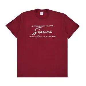 Supreme X Martine Rose Tee 'cardinal - Red