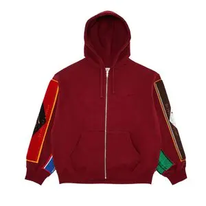Supreme X Martine Rose Towel Zip Up Hooded Sweatshirt