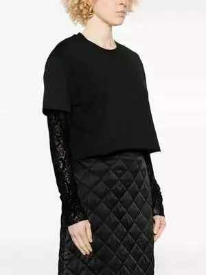 Givenchy Overlapped Cropped T-shirt