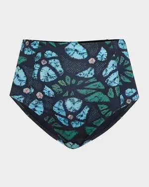 Ulla Johnson Zahara Bikini Bottoms Blue/black