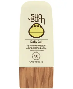 SUN BUM Daily Face Gel Sunscreen Moisturizer Spf 50 - No Color