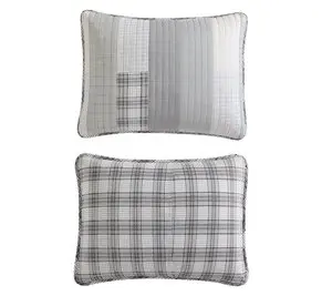 Eddie Bauer Fairview Grey Twin Quilt Sham Set