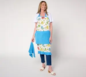 TEMP-TATIONS Special Edition Seasonal Apron W/ Towels - One-color