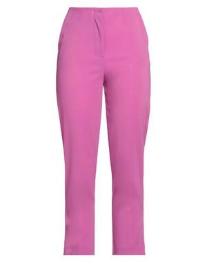 Patrizia Pepe Tapered Leg Crepe Pants - Fuchsia
