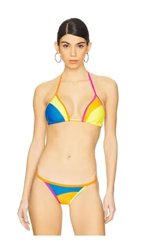 IT'S NOW COOL Tri Duo Bikini Top - Sombrero