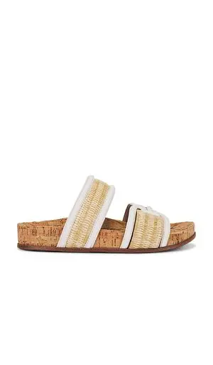 Sam Edelman Rowan Sandal - Natural & Bright White