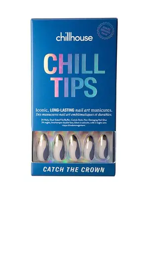 CHILLHOUSE Catch The Crown Long Almond Chill Tips Press-on Nails - N,a