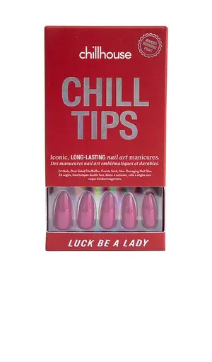 CHILLHOUSE Luck Be A Lady Elongated Almond Chill Tips Press-on Nails - N,a