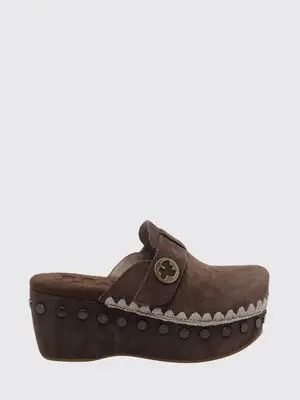 Mou Wedge Mules Clogs For Women
