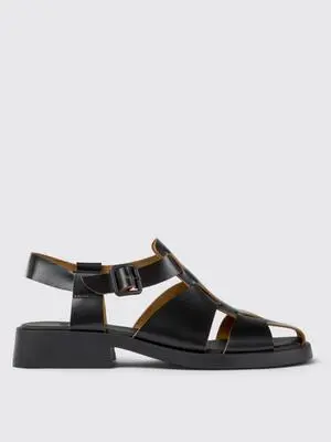 Camper Dana Leather Sandals - Black