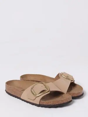 BIRKENSTOCK Heeled Sandal With Buckle Detail - Sand