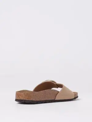 BIRKENSTOCK Heeled Sandal With Buckle Detail - Sand