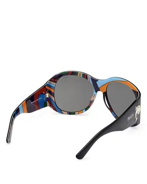 Emilio Pucci Geometric Sunglasses, 59mm