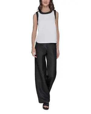 Karl Lagerfeld Paris Tank Top - Soft White/black