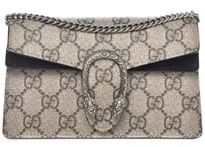 Gucci Dionysus Gg Supreme Super Mini - Black