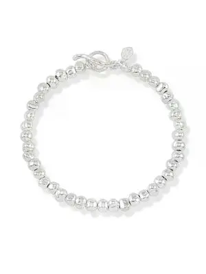 DOWER & HALL Chunky Signature Nugget Bracelet - Silver