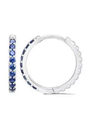DOWER & HALL Lumiere Hoop Earrings - Silver