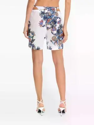AMIR SLAMA Floral-print Shorts