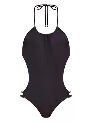 AMIR SLAMA Tie-fastening One-piece Swimsuit - Black
